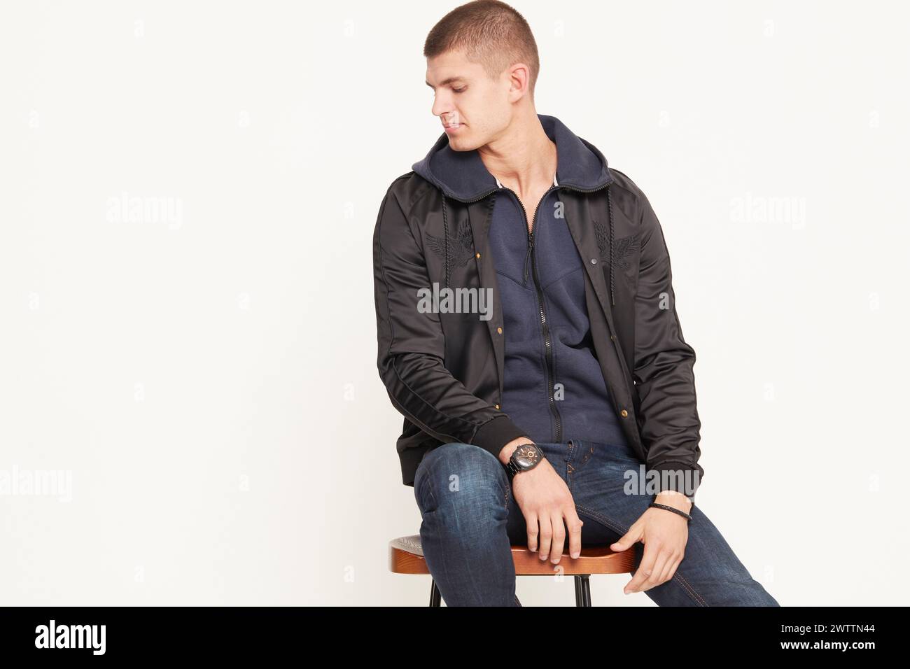 Wearing a watch hi-res stock photography and images - Alamy