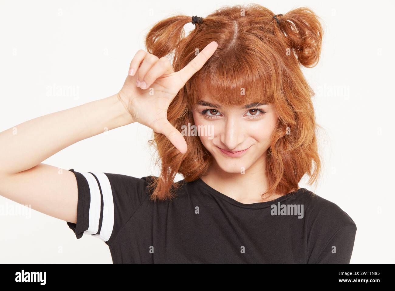 Playful gesture hi-res stock photography and images - Alamy