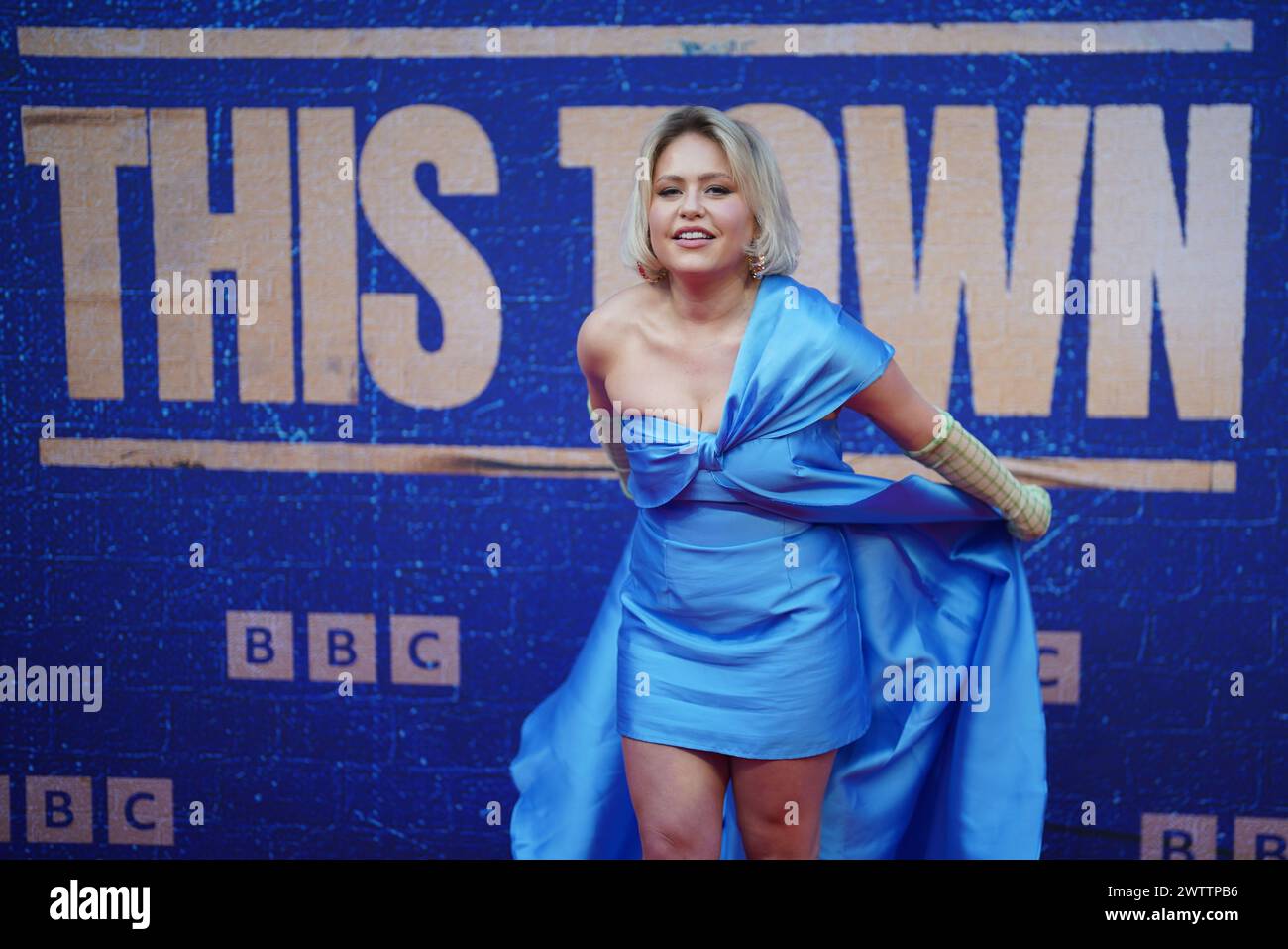 Eve Austin attending a screening of new BBC series This Town, at ...