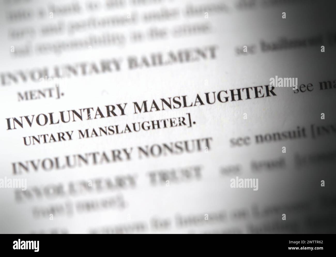 Involuntary manslaughter hi-res stock photography and images - Alamy