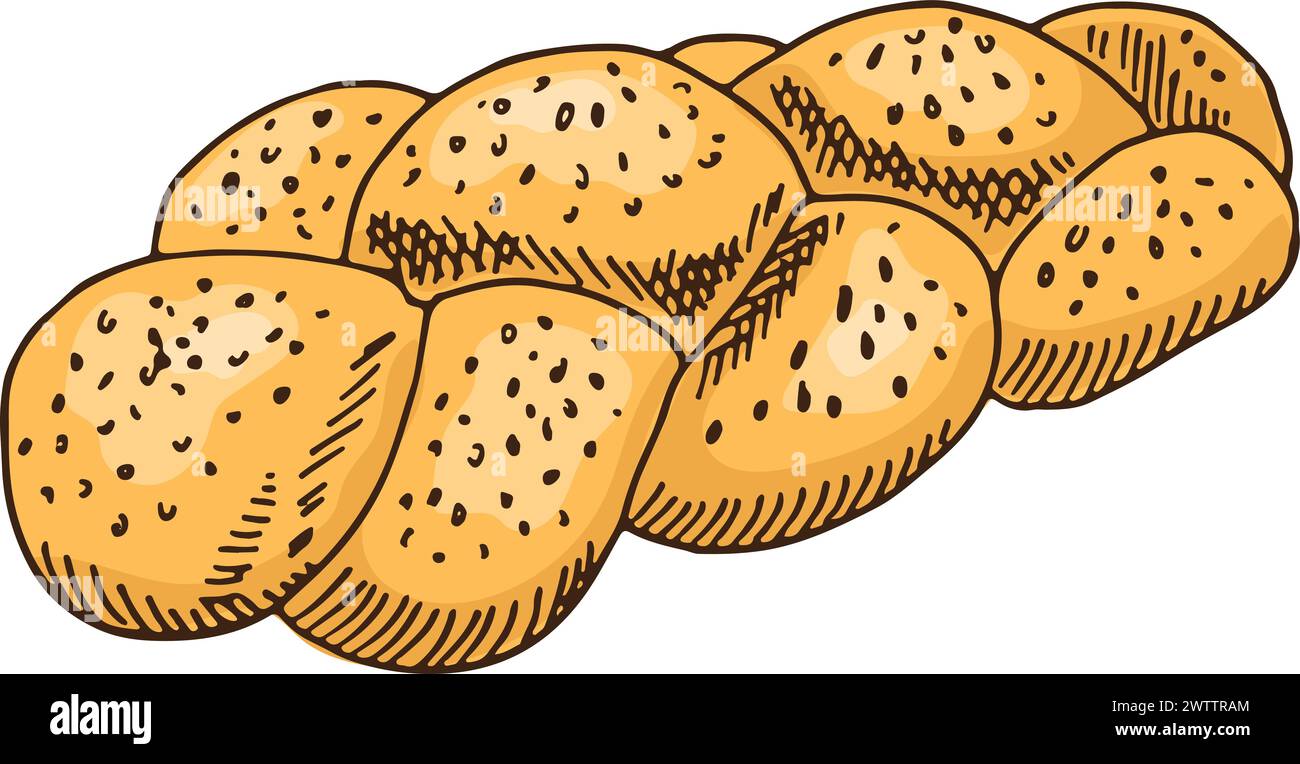 Challah drawing hi-res stock photography and images - Alamy