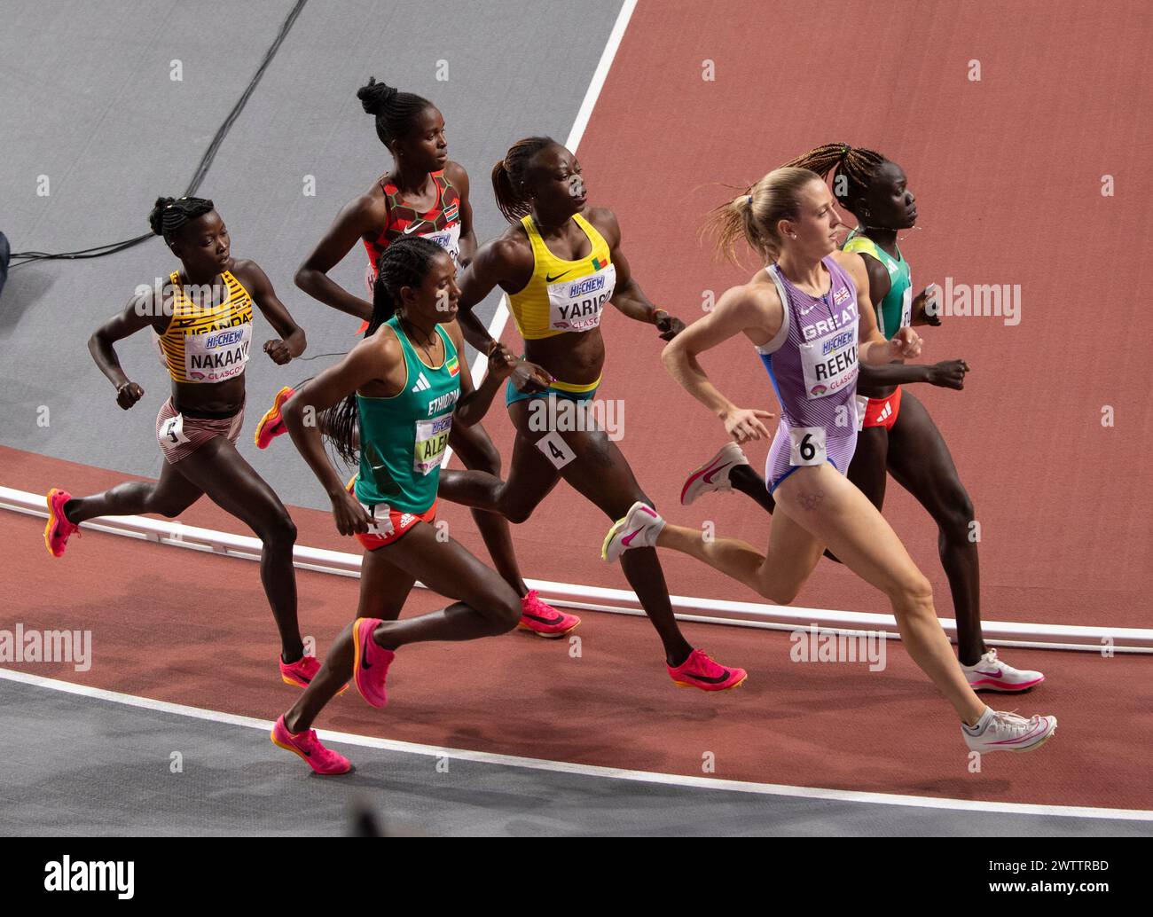 Women’s 800m final at the World Athletics Indoor Championships ...