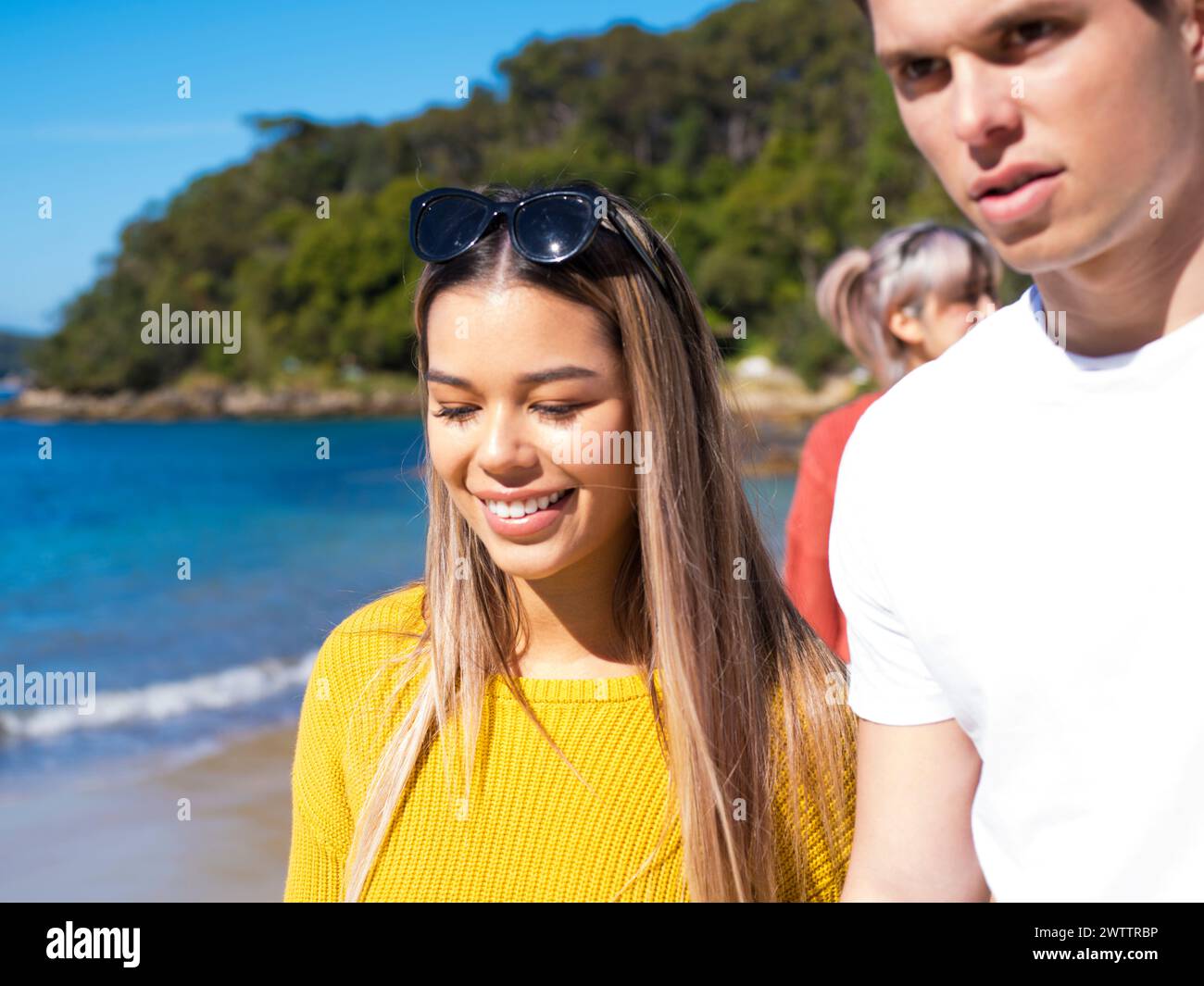 Adults enjoying ocean hi-res stock photography and images - Alamy