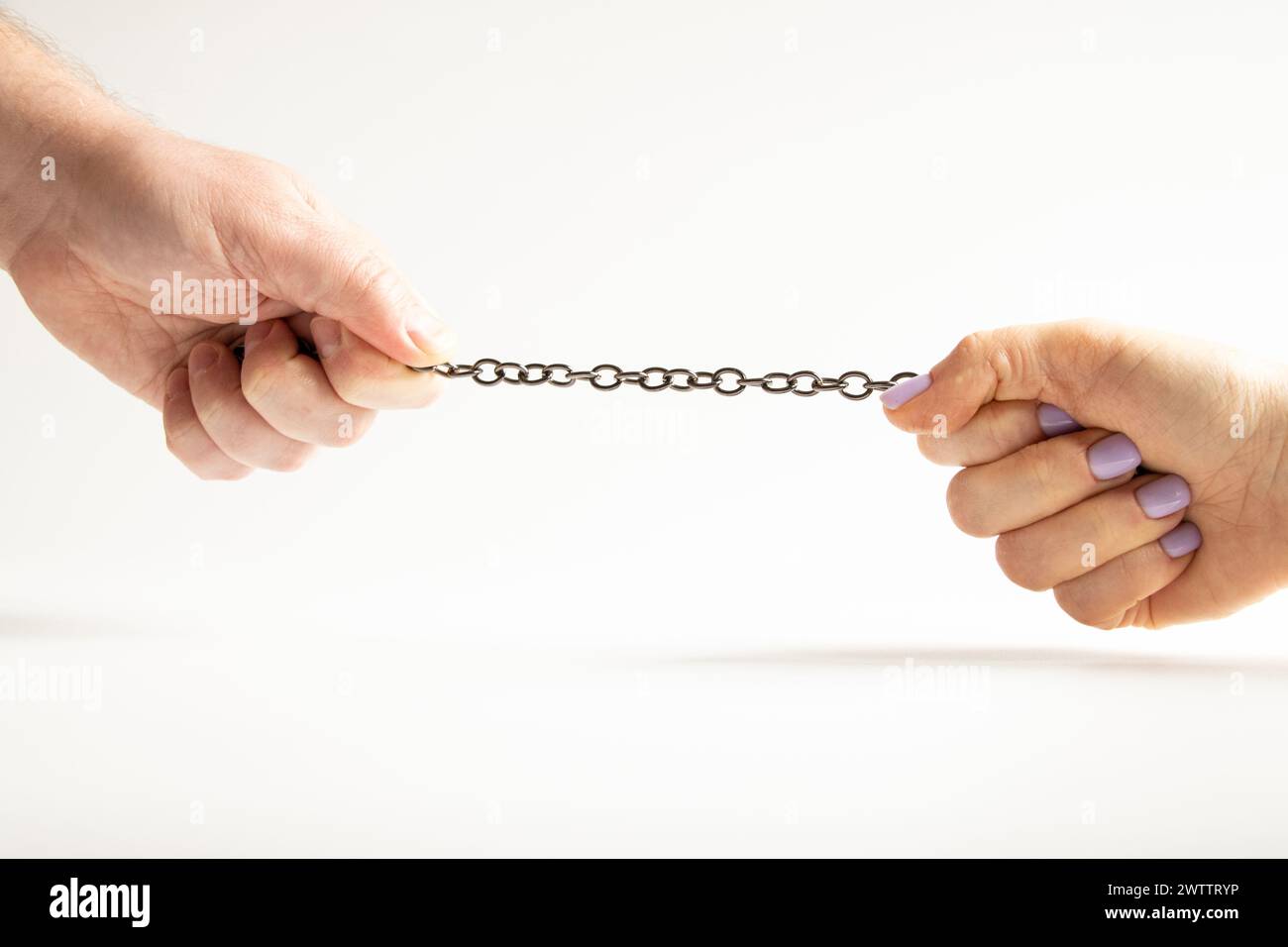 Pulling the chain hi-res stock photography and images - Alamy