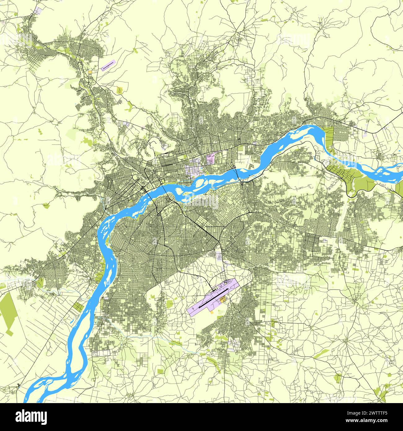 City map of Bamako, Mali Stock Vector Image & Art - Alamy