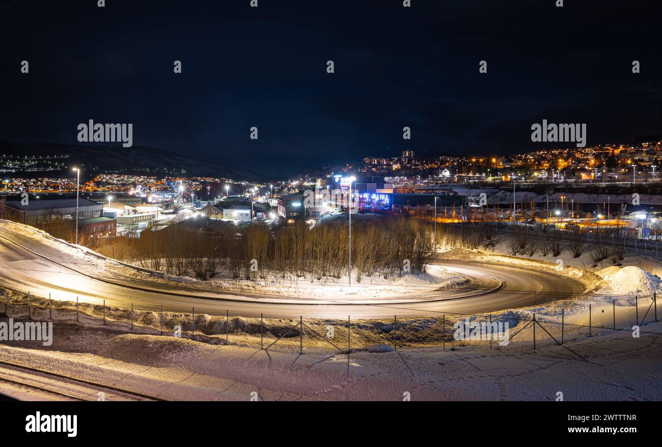 Norway city night hi-res stock photography and images - Alamy