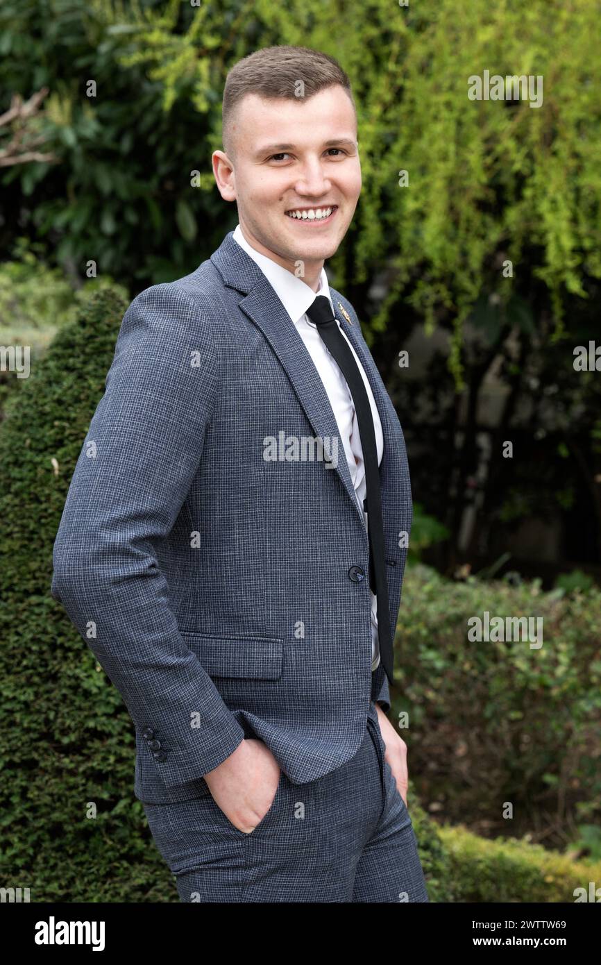 Paris, France. 18th Mar, 2024. Deputy of the group Rassemblement National, Pierrick Berteloot ...