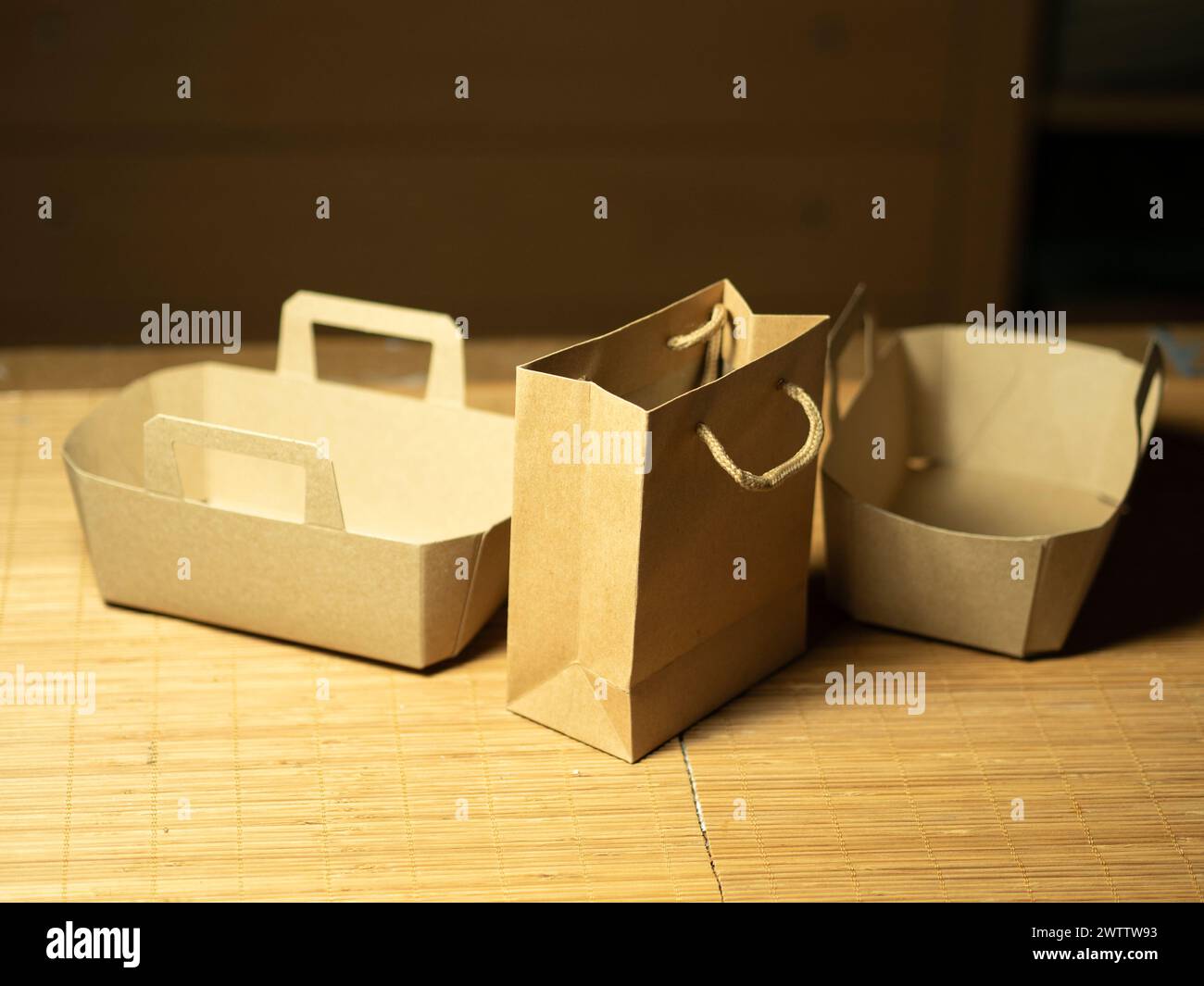 Paper packaging to protect the environment Stock Photo - Alamy
