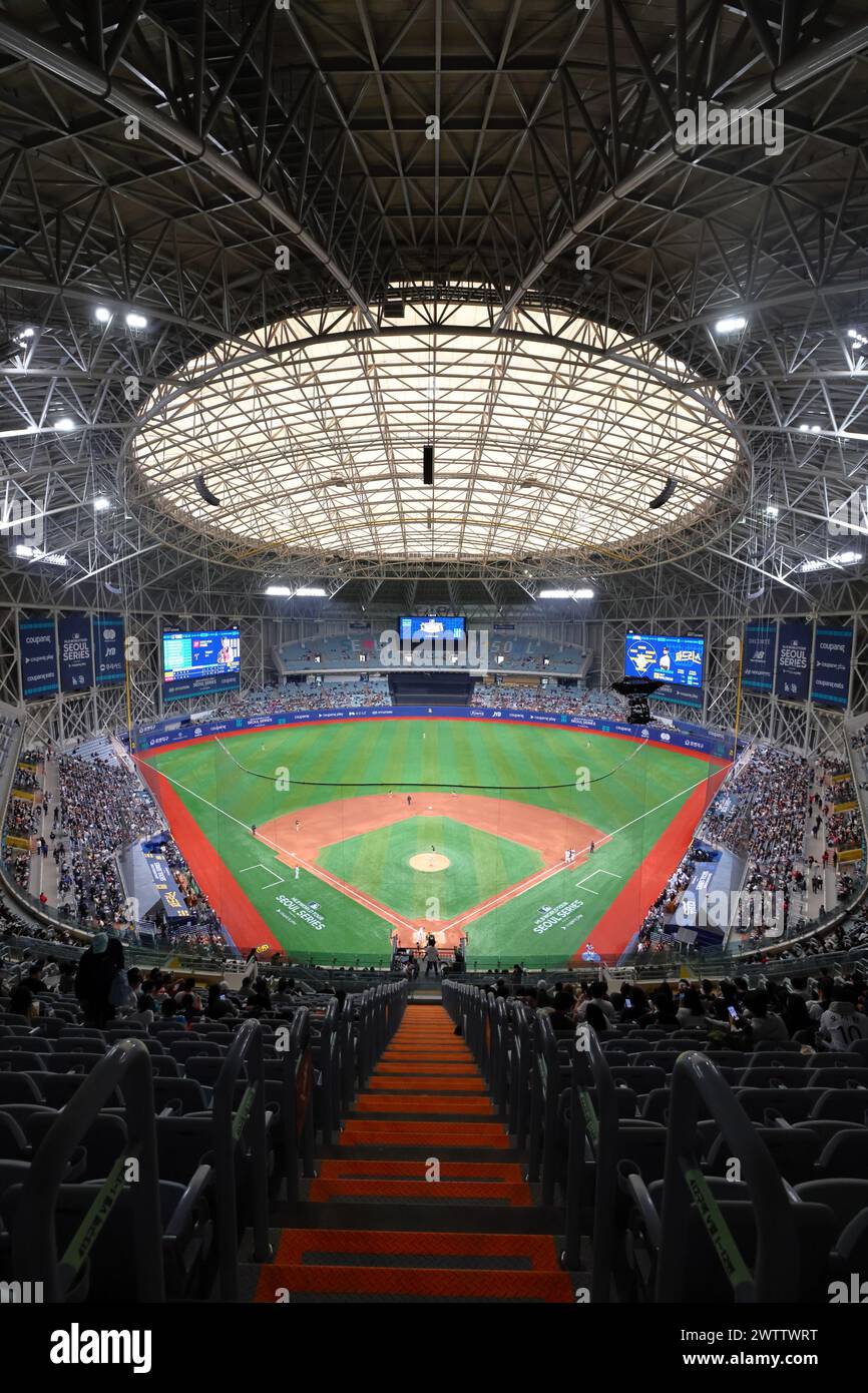 Gocheok Sky Dome, Seoul, South Korea. 18th Mar, 2024. Gocheok Sky Dome/General view, MARCH 18 ...
