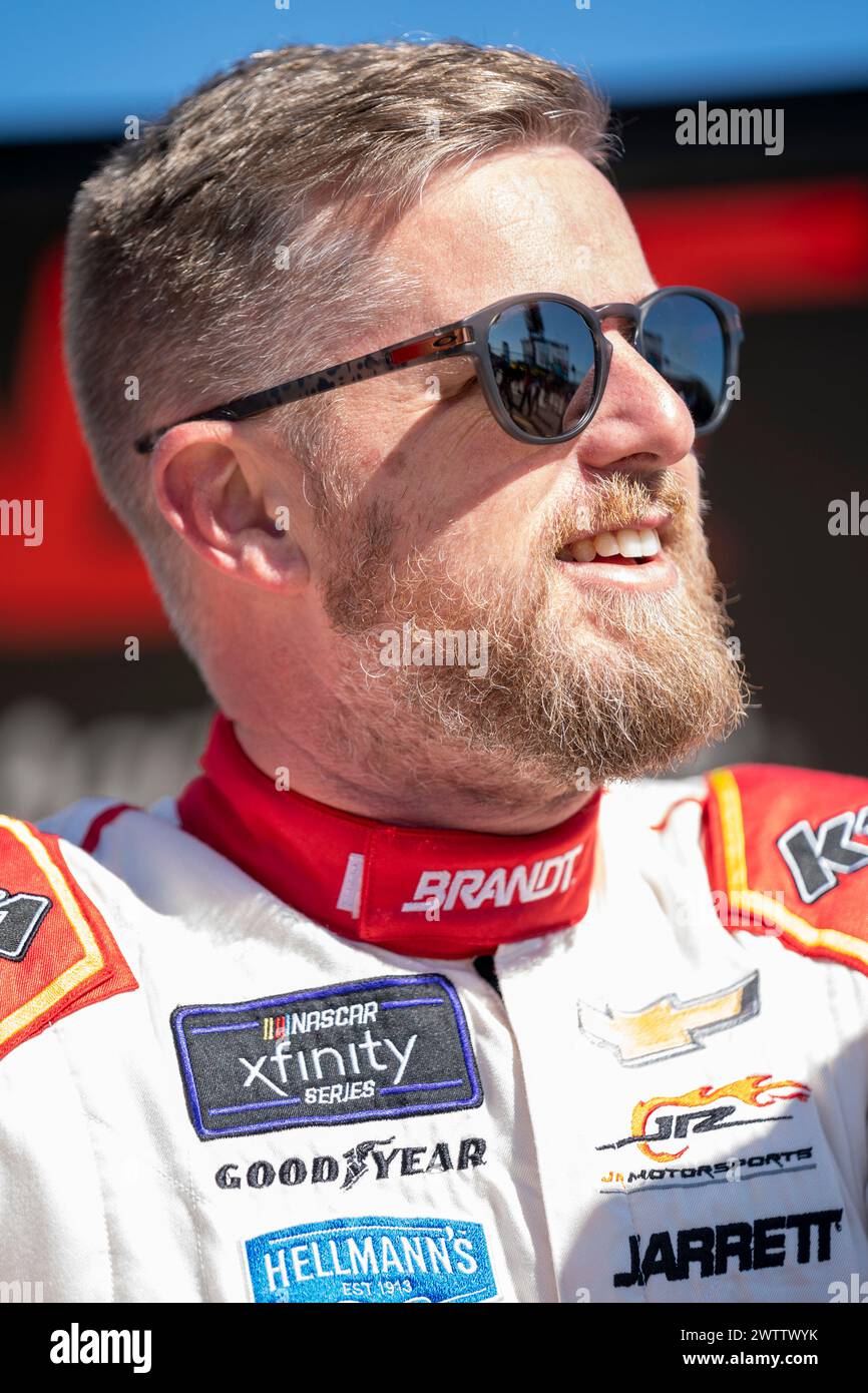 Justin Allgaier takes to the track to practice for the Call811.com ...