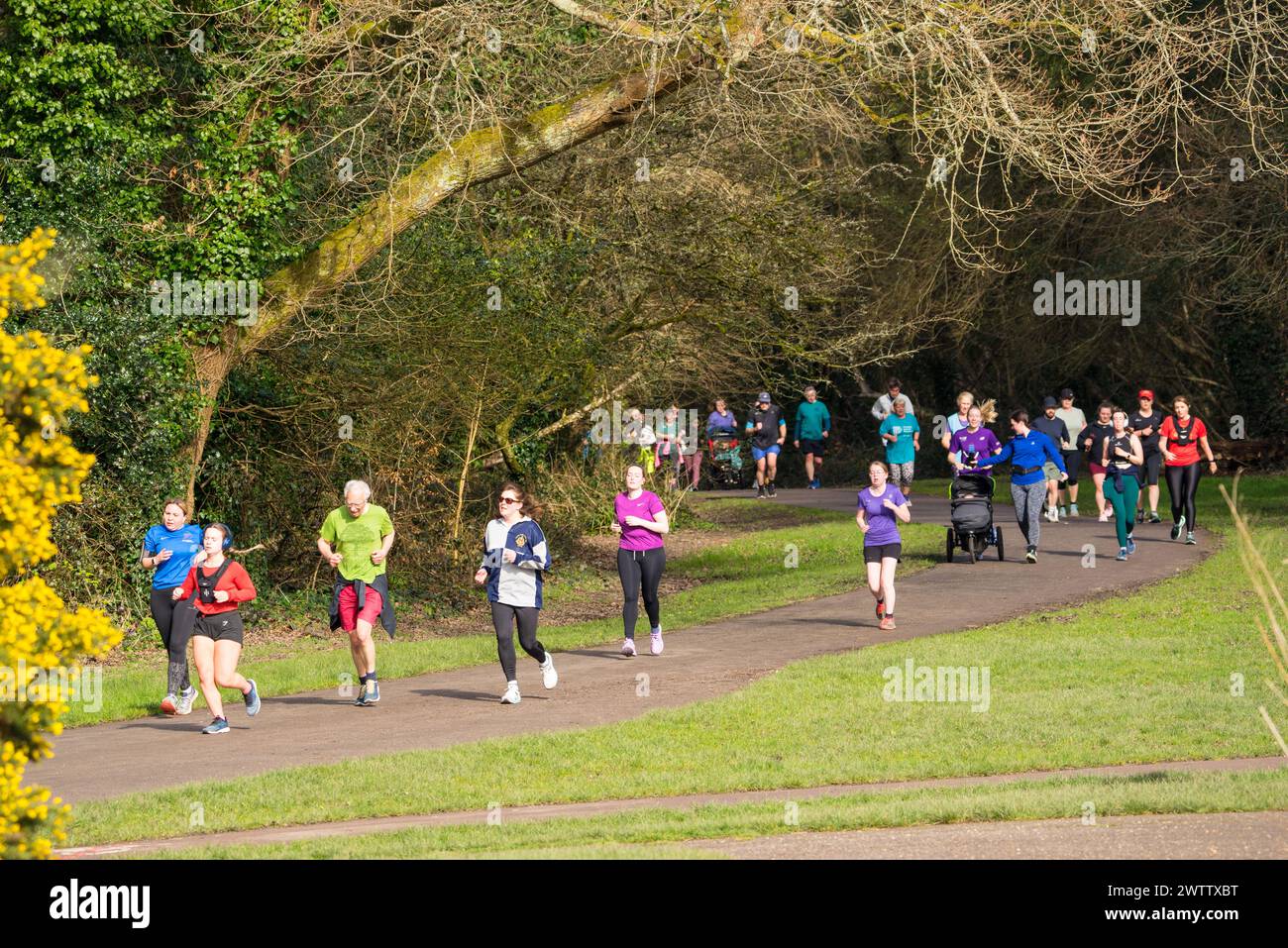The Parkrun on Southampton Common takes place every Saturday morning ...