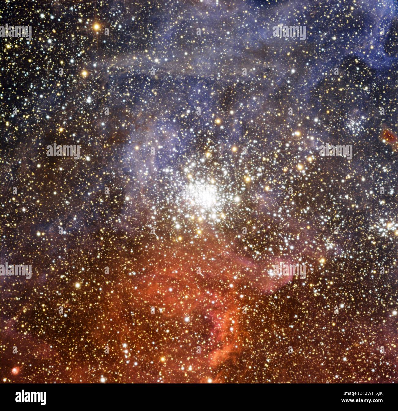 Starry night sky and galactic colors Stock Photo - Alamy