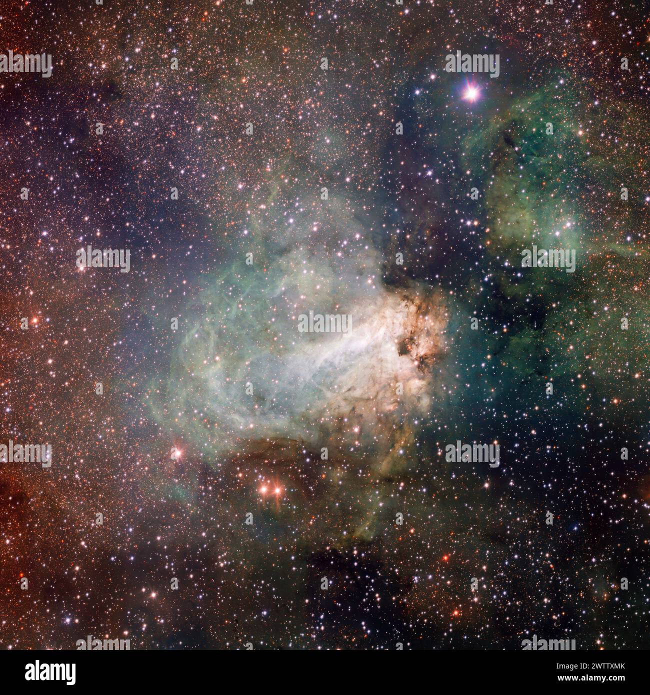 Nebula and stars in outer space Stock Photo - Alamy