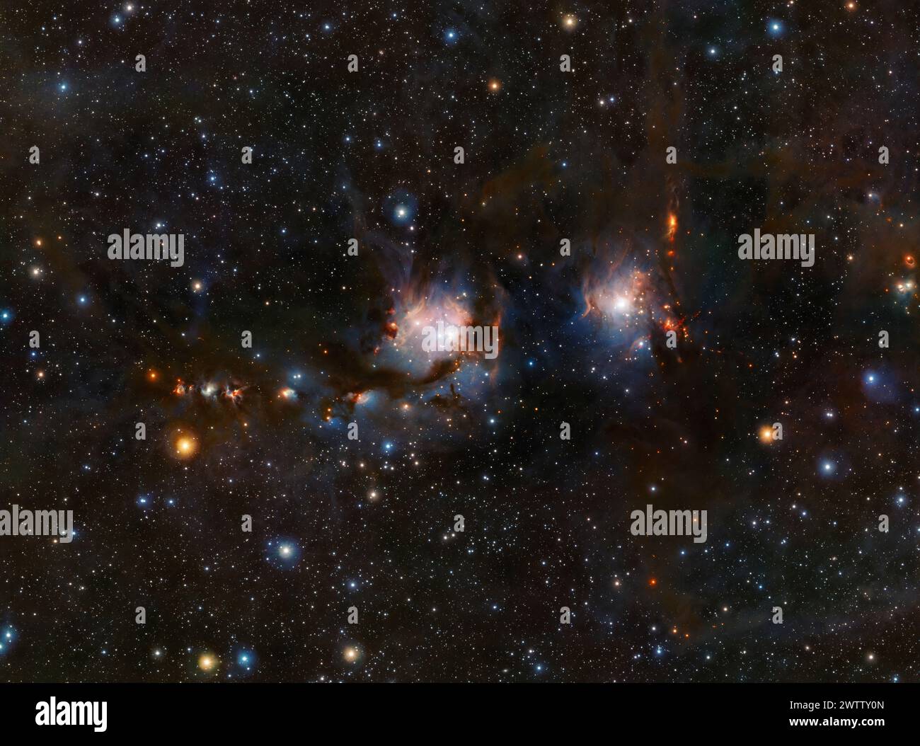 Stunning view of a star-forming nebula Stock Photo - Alamy