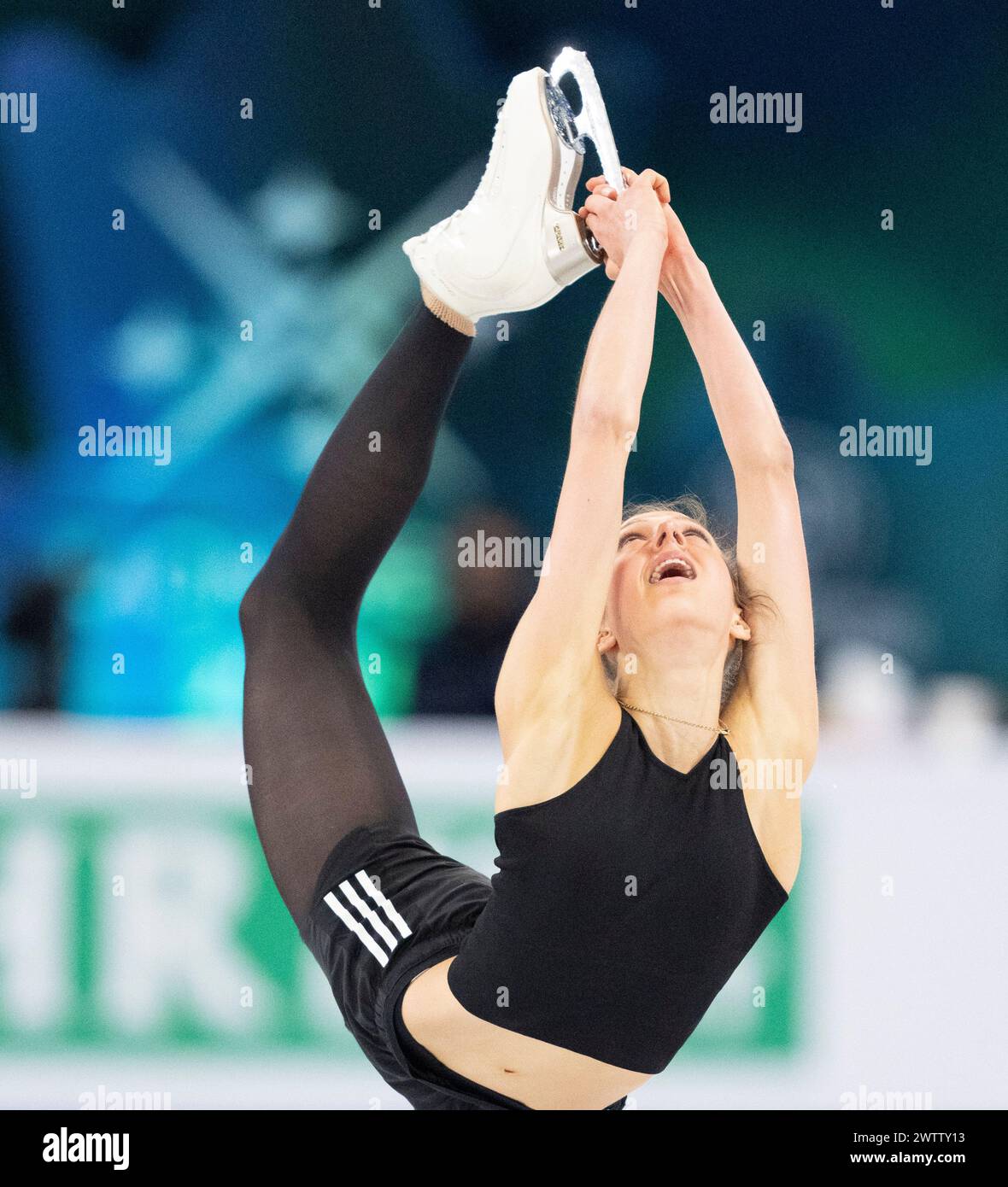Montreal, Canada. 19th Mar, 2024. Livia Kaiser of Switzerland performs ...