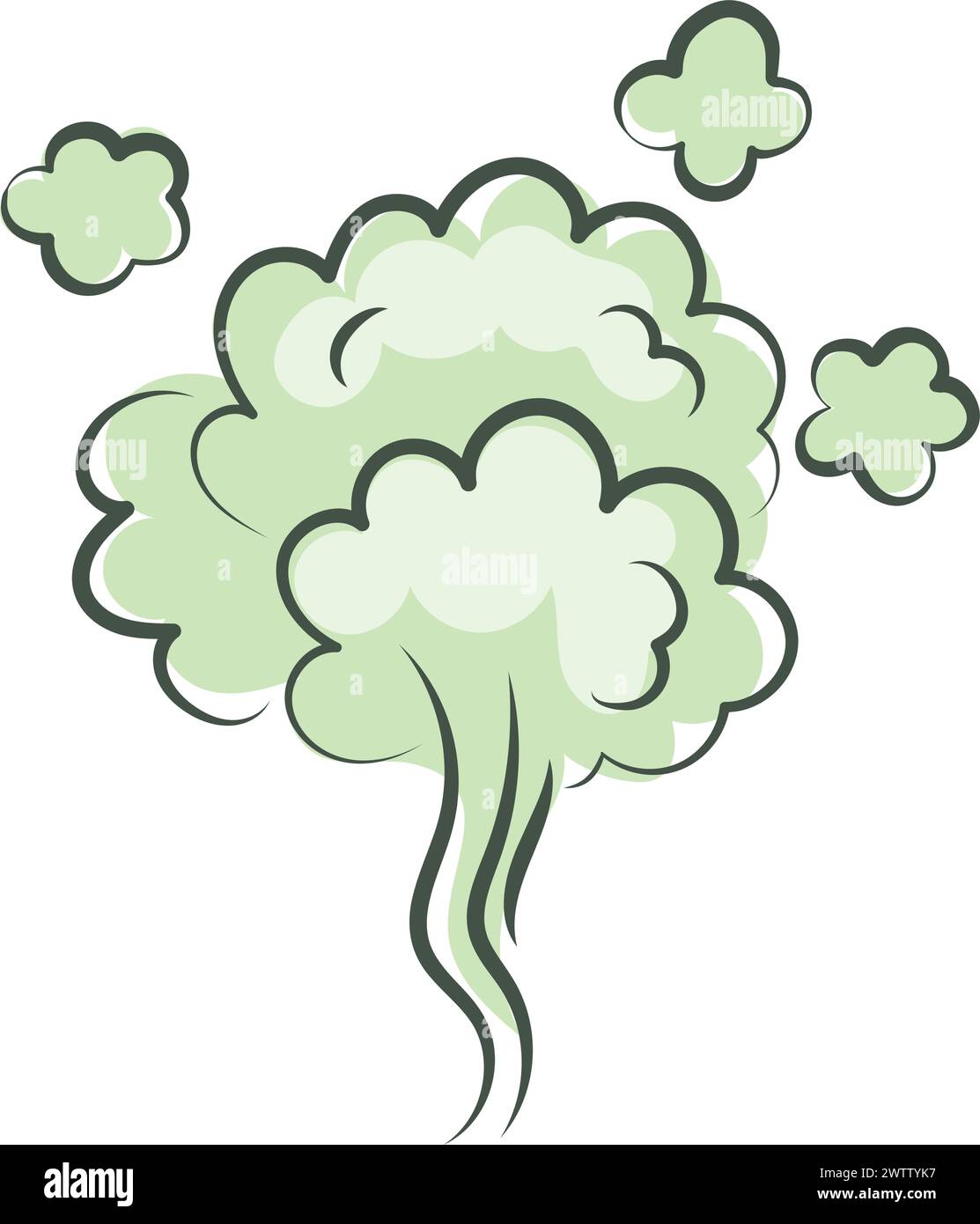 Fart cloud Cut Out Stock Images & Pictures - Alamy
