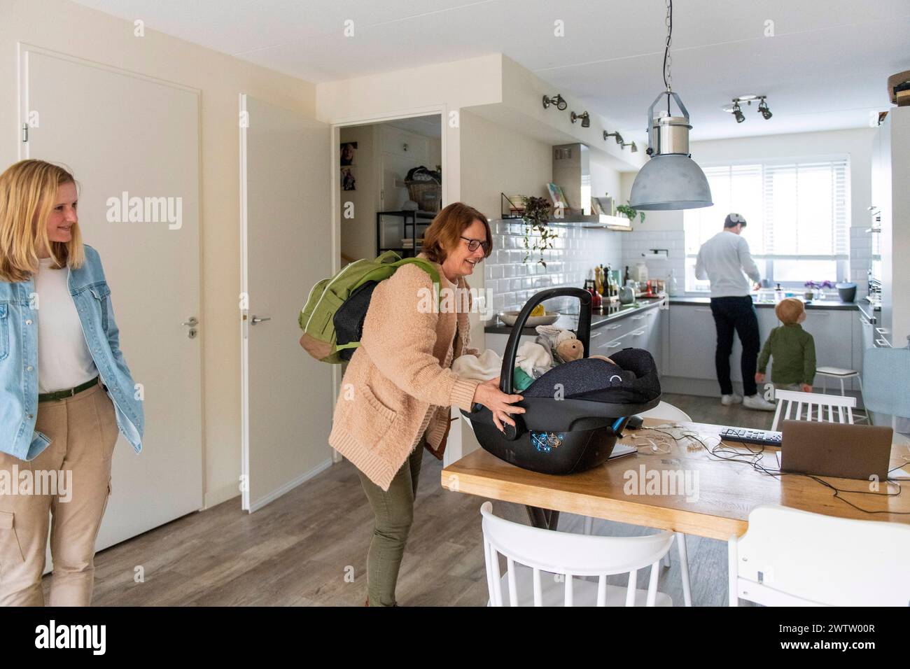 Modern natural family hi-res stock photography and images - Alamy