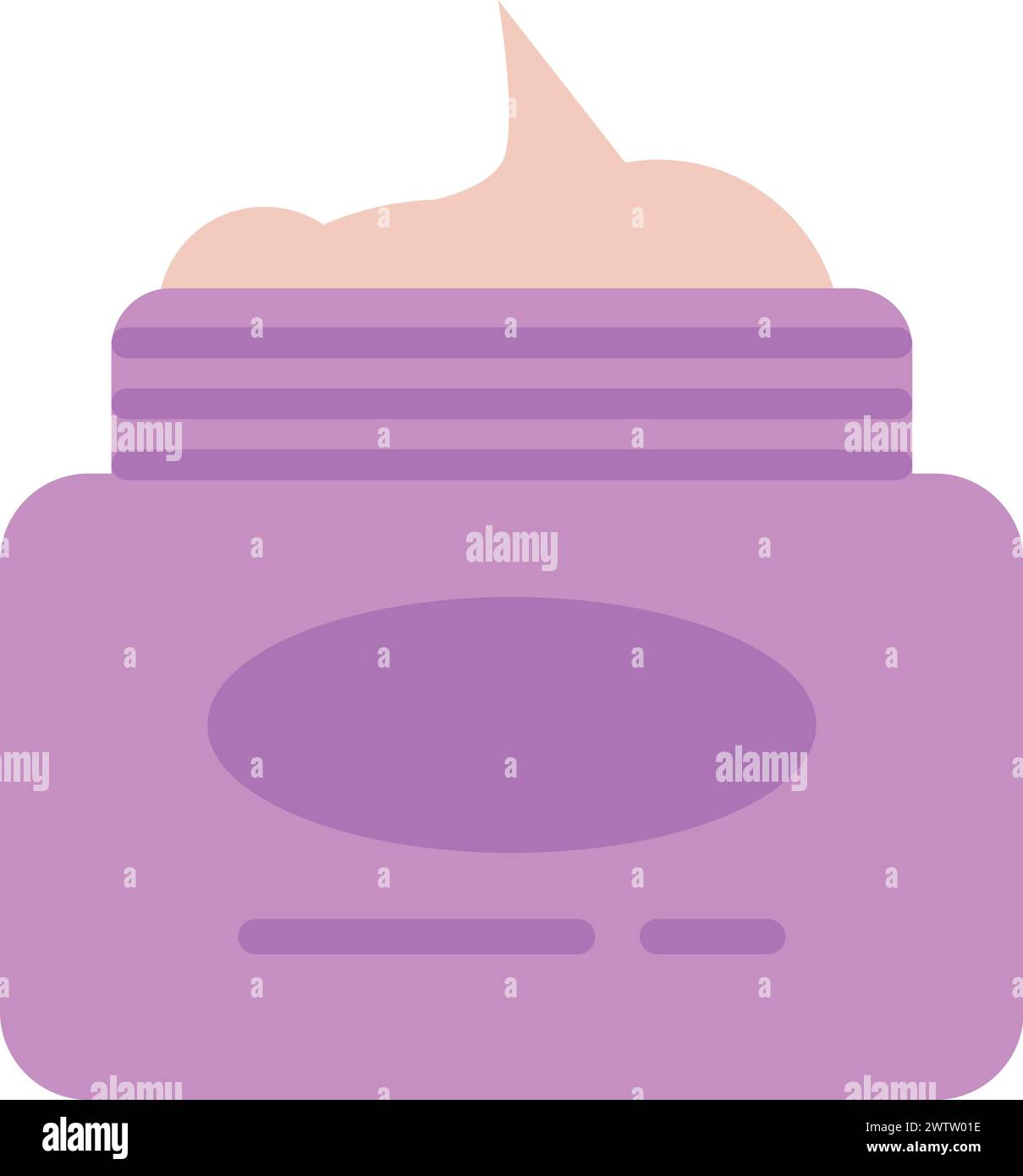 Open jar of cream Stock Vector Images - Alamy