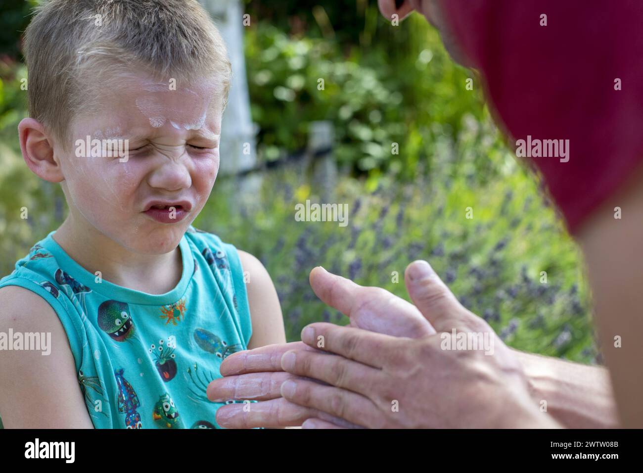 Child and adult hands hi-res stock photography and images - Alamy