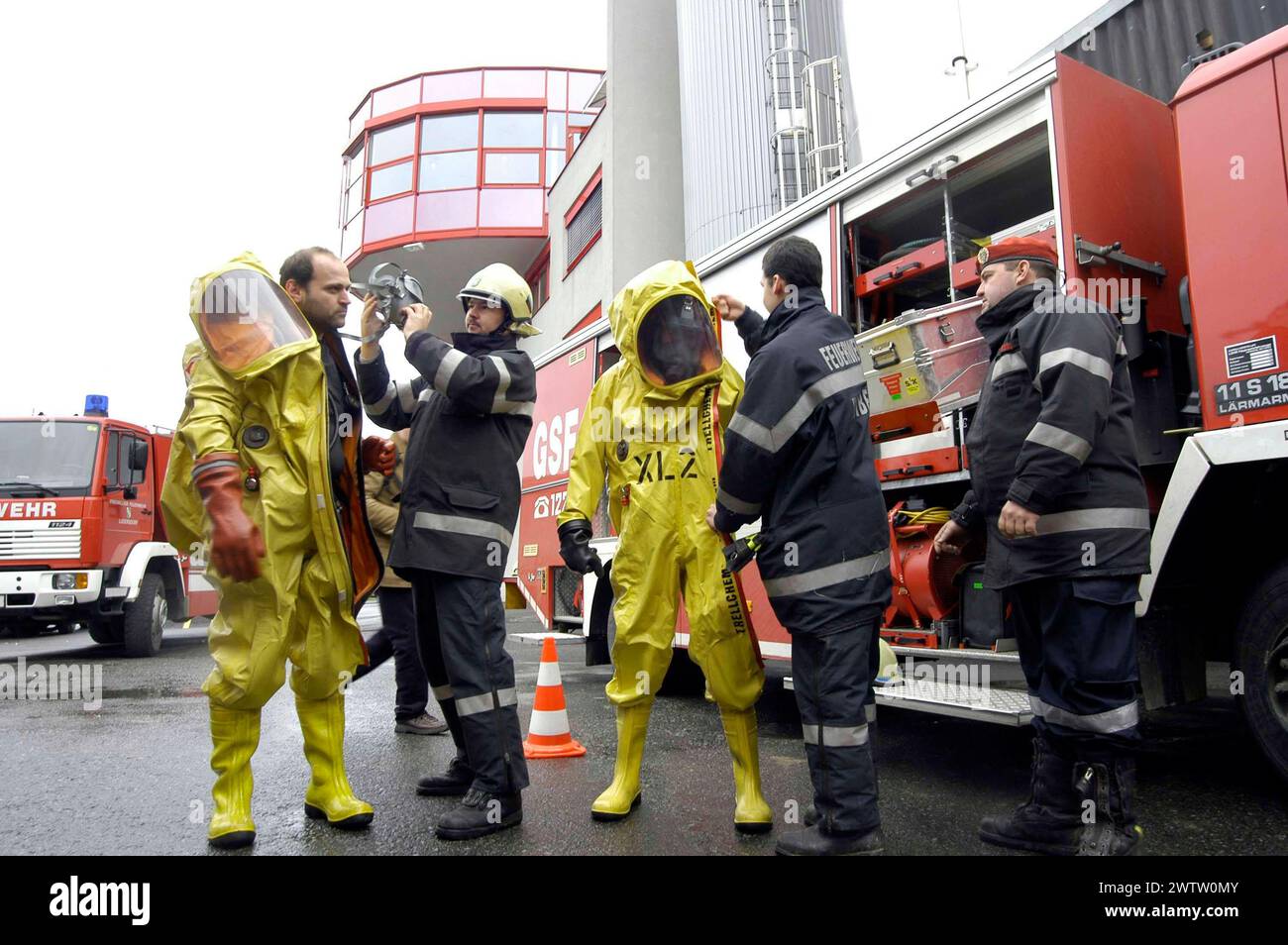 chemical spill and fire brigade response fire brigade response on ...