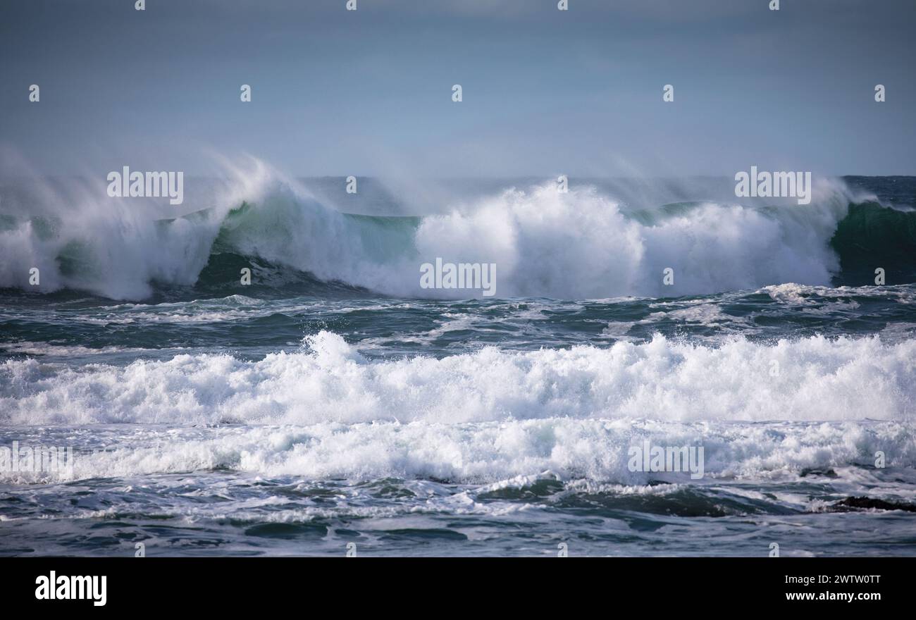 The power of nature shows in the Atlantic Waves on Islay, a hebridean ...