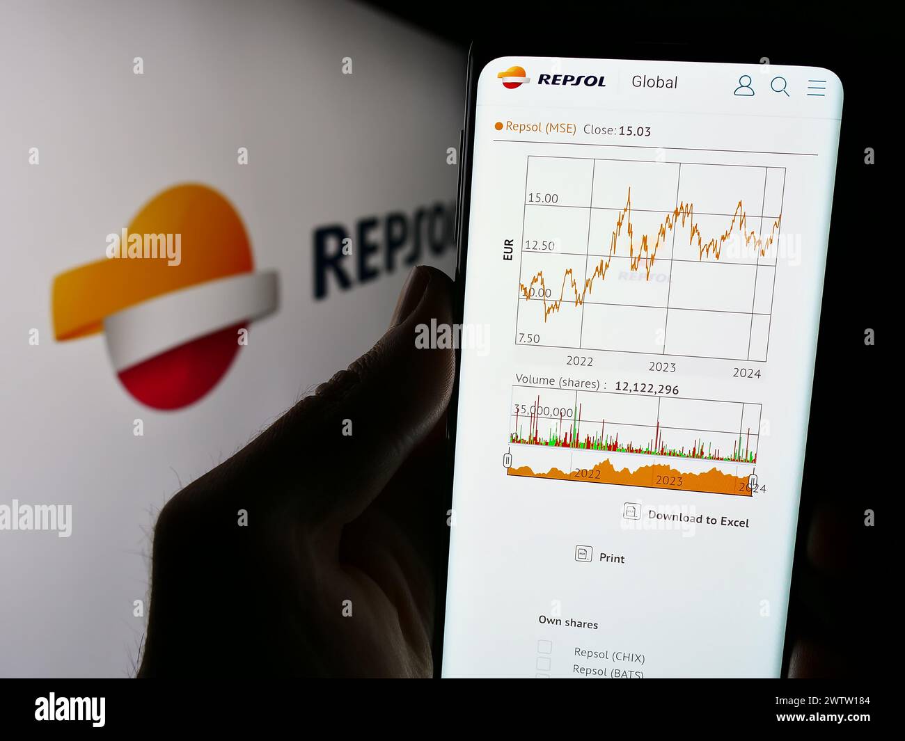 Repsol logo hi-res stock photography and images - Alamy