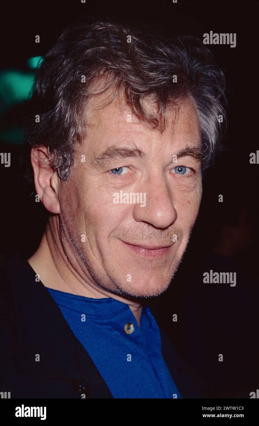 Ian McKellen at a performance of "Buried Child" at the Brooks Atkinson ...