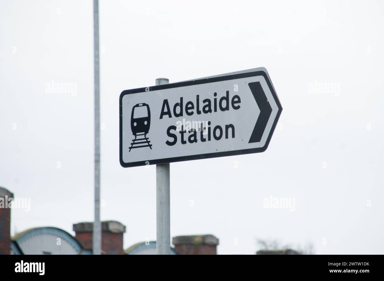 Adelaide train station. Belfast. Northern Ireland Stock Photo - Alamy