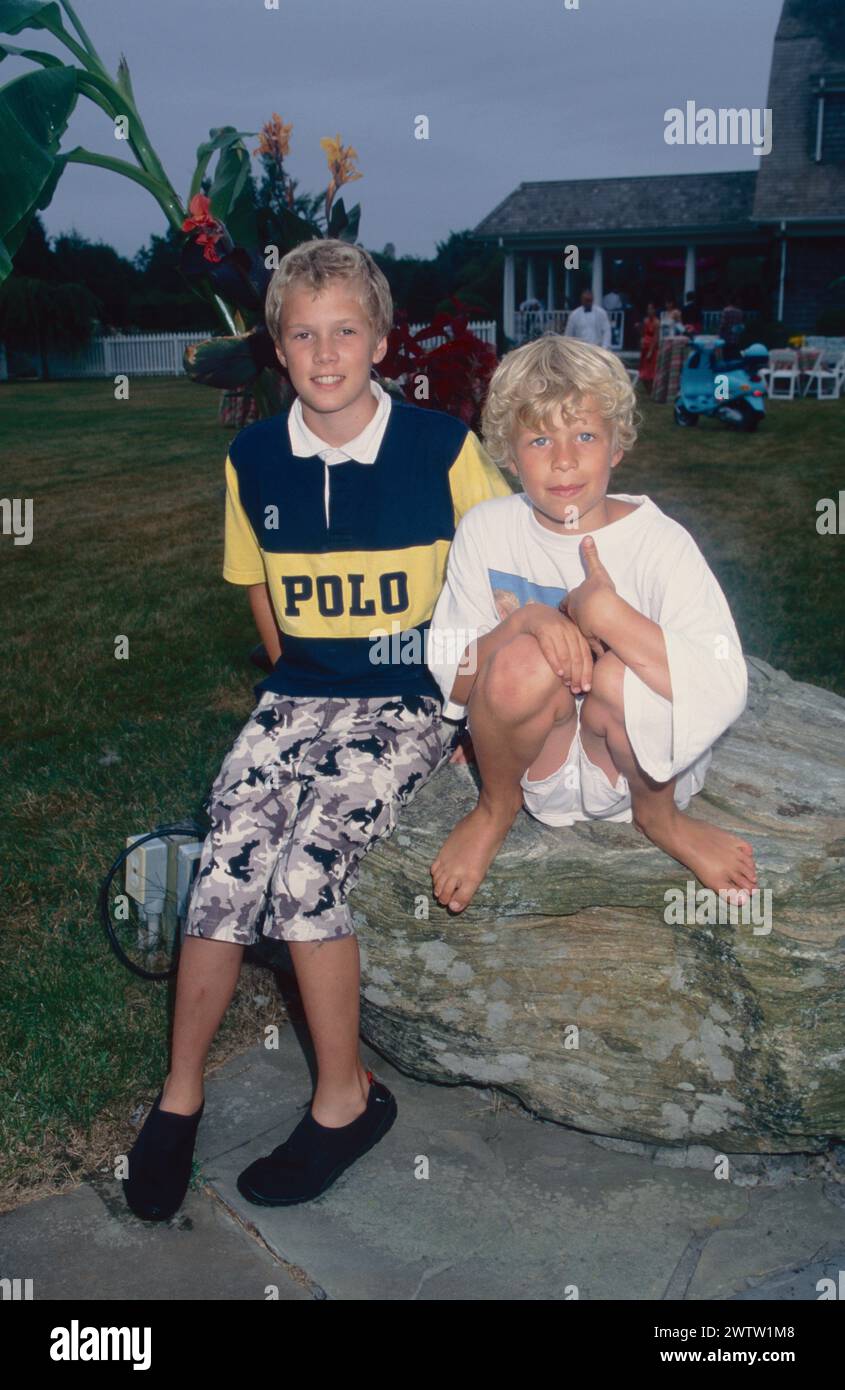 Barron Hilton II and Conrad Hilton III at "A Toast for a Child," a ...