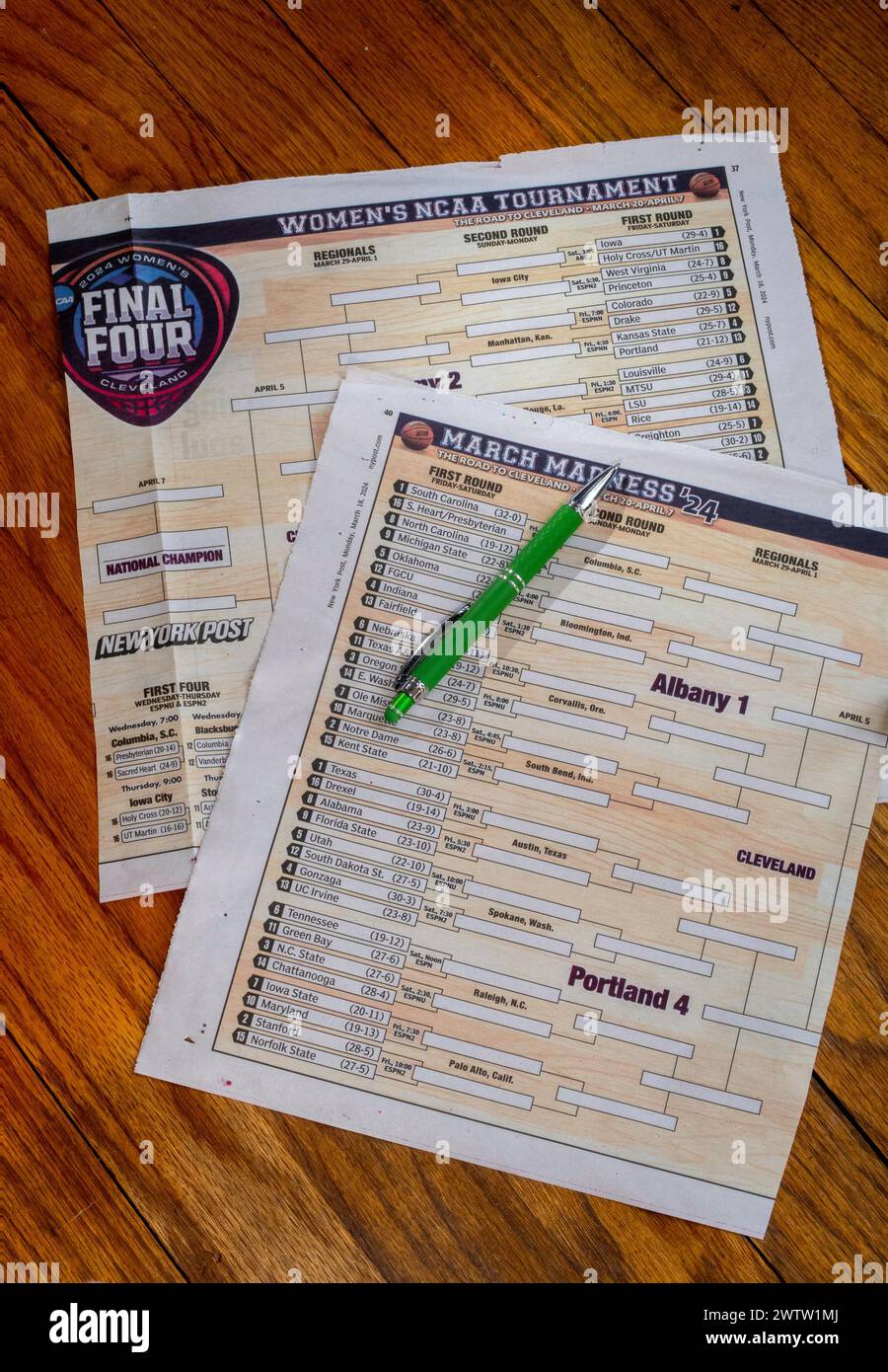 2024 ncaa womens championship hi-res stock photography and images - Alamy