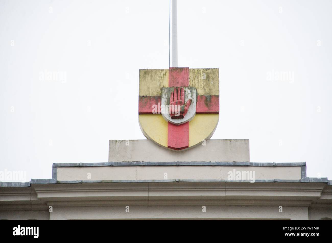 Coat of arms of Ulster Stock Photo - Alamy