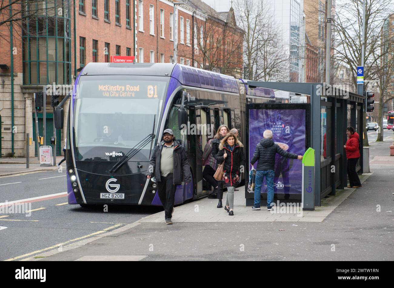Translink bus belfast hi-res stock photography and images - Alamy