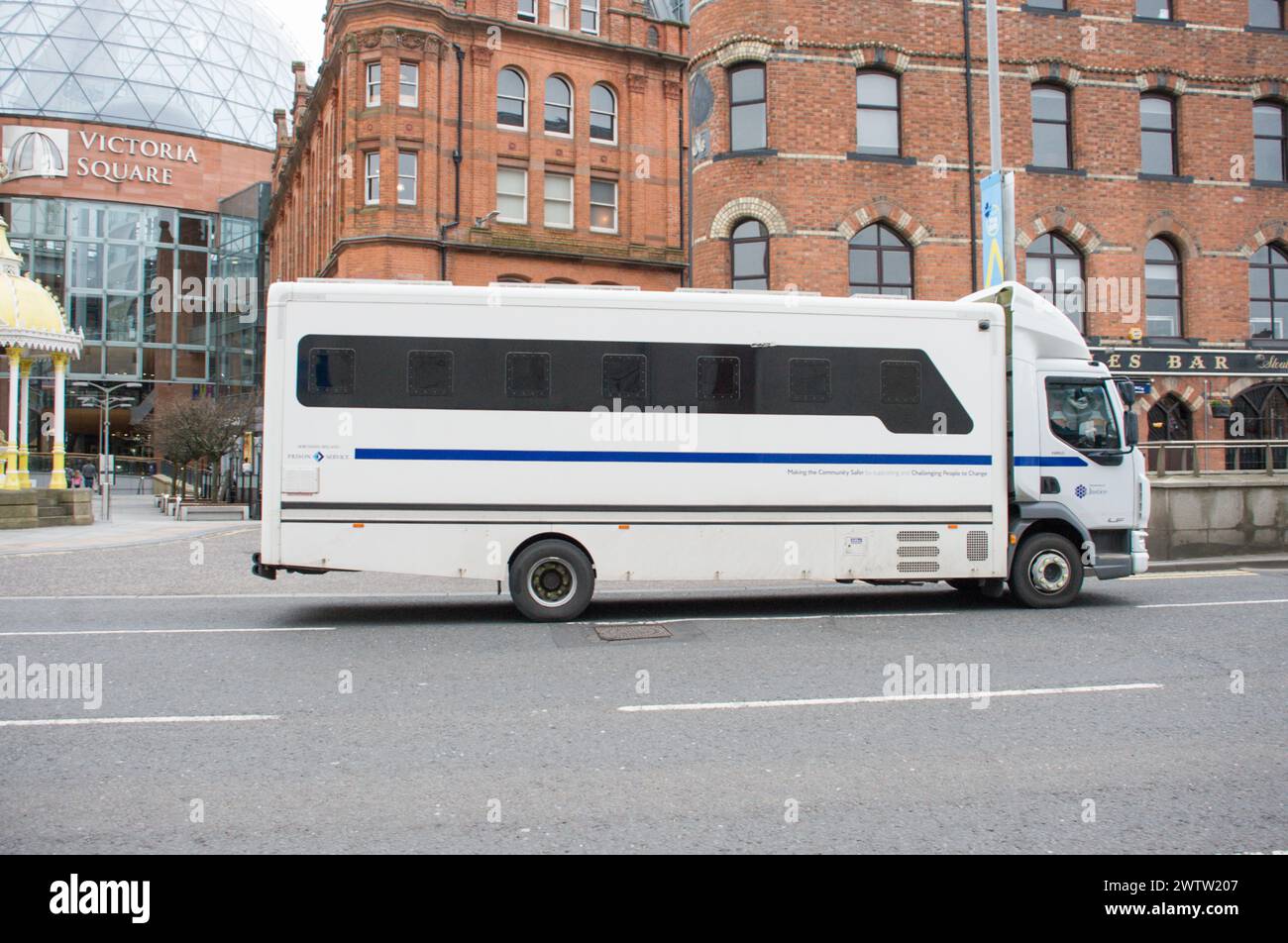Northern ireland police prison van hi-res stock photography and images ...