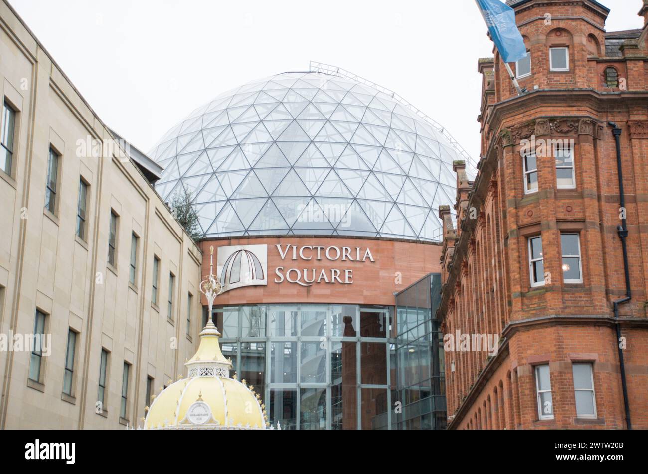 Victoria Square shopping centre, Belfast. Northern Ireland Stock Photo ...