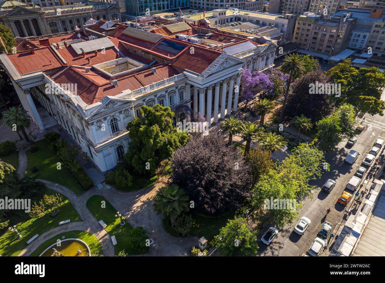 Beautiful aerial footage of the Plaza de Armas, Metropolitan Cathedral ...
