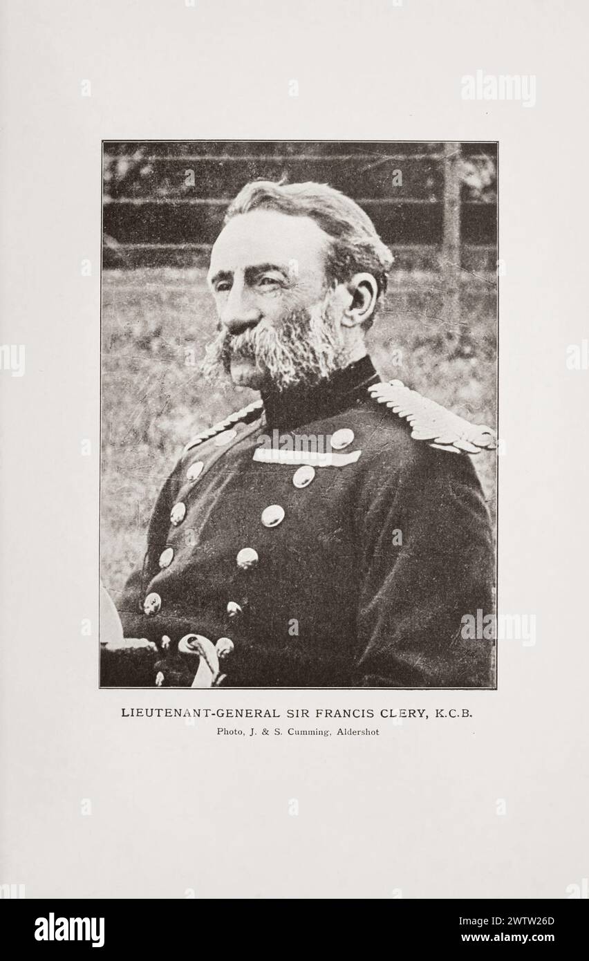 Vintage Portrait, Lieutenant-General Sir Francis Clery. From South ...