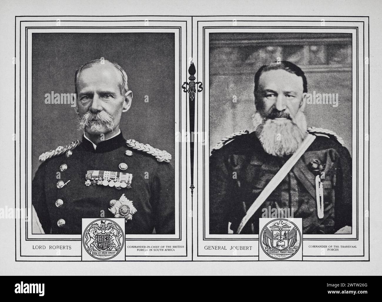 Vintage Portrait, Boer War Portrait of Lord Frederick Roberts ...