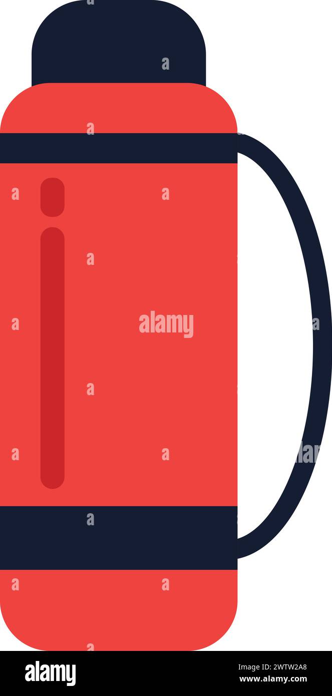 Water flask. Travel drink container color icon Stock Vector Image & Art ...