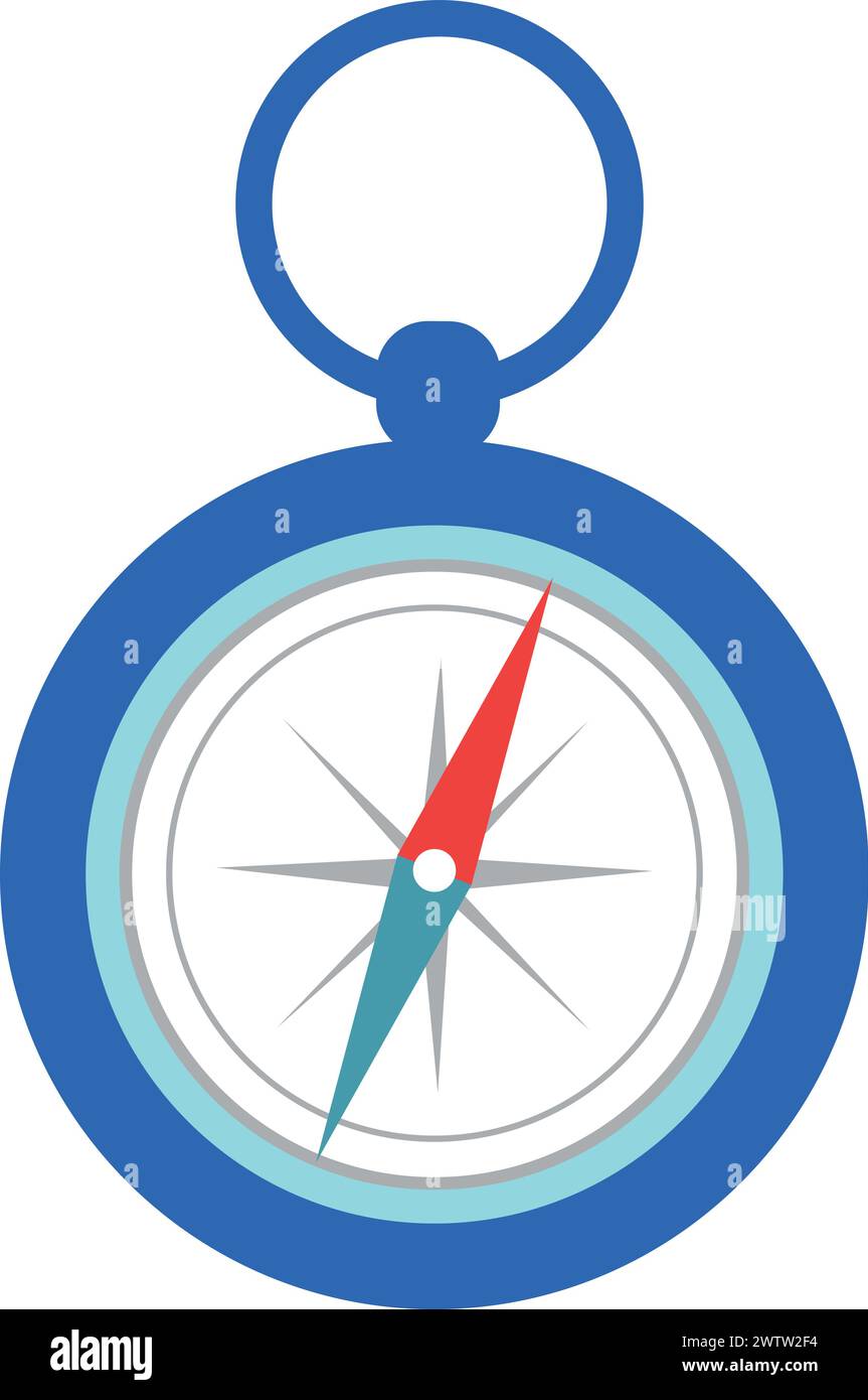 Compass color icon. Exploration symbol. Tourist tool Stock Vector Image ...
