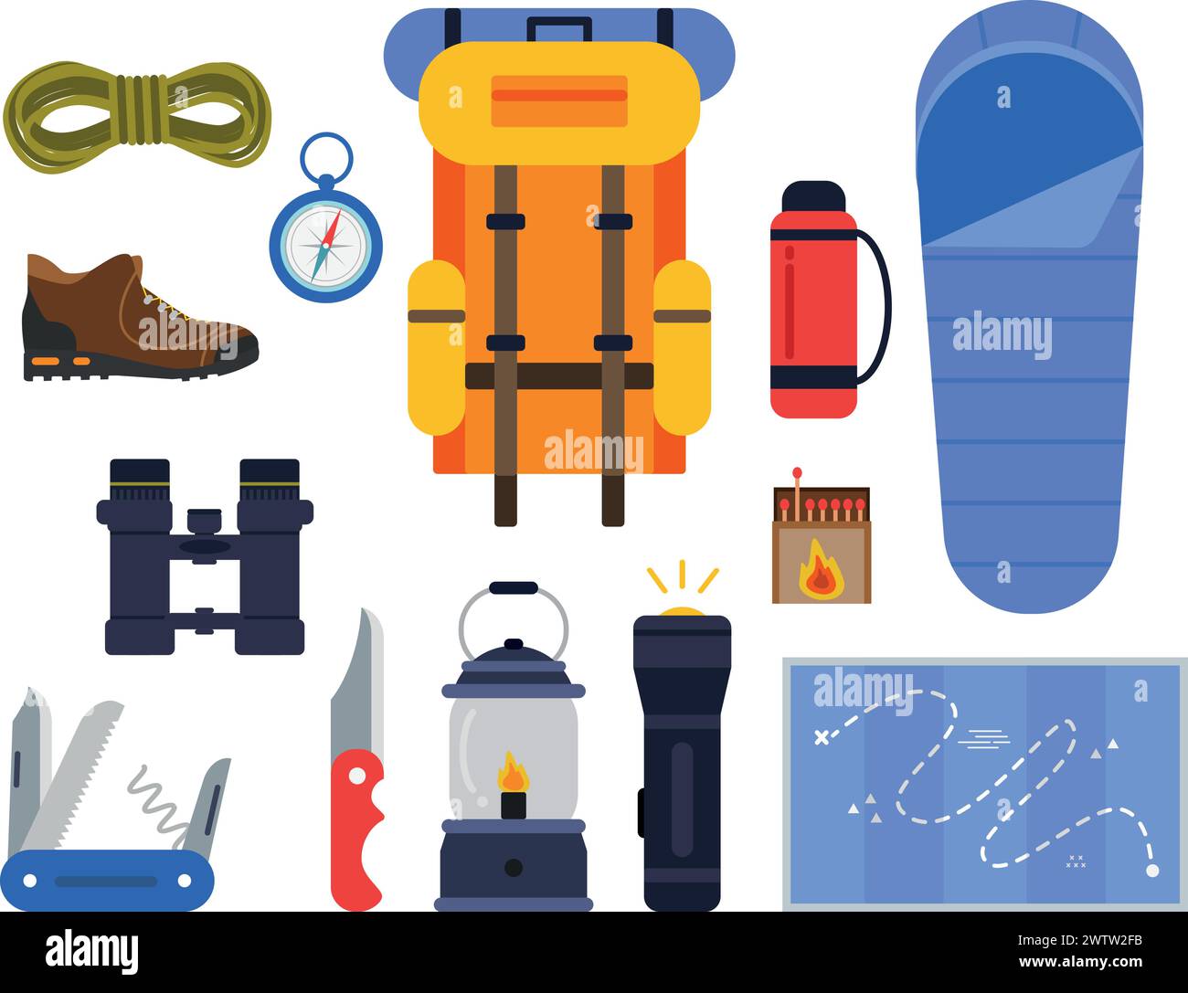 Wood path wanderlust Stock Vector Images - Alamy