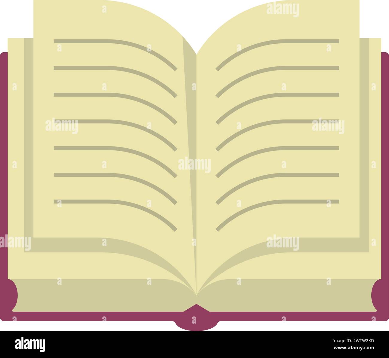 Open book bookmark symbol hi-res stock photography and images - Alamy