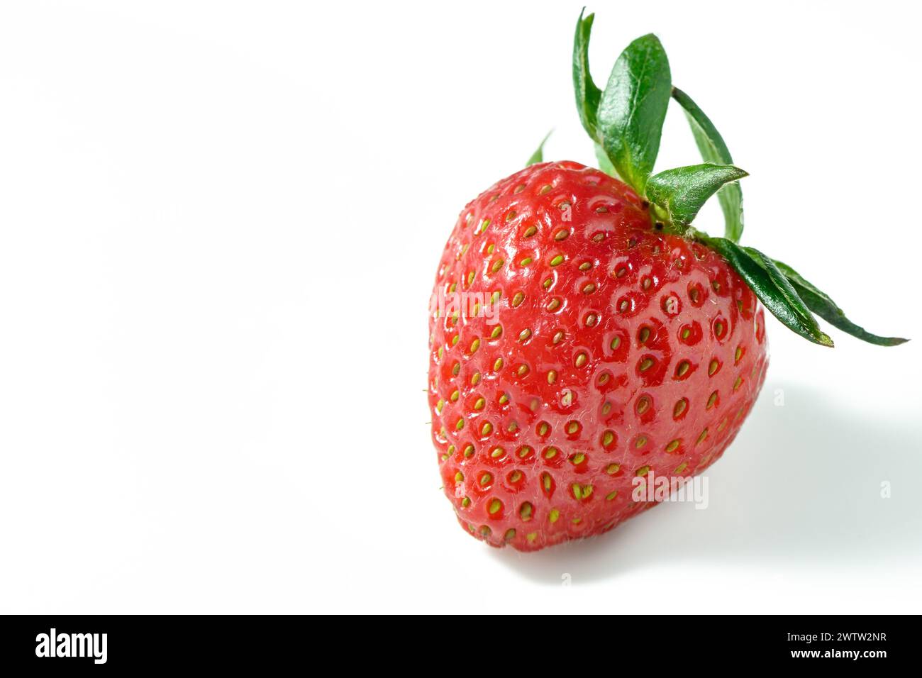 Strawberry isolated on white background 5 Stock Photo - Alamy