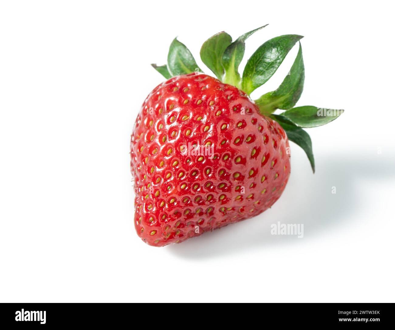 Strawberry isolated on white background 1 Stock Photo - Alamy