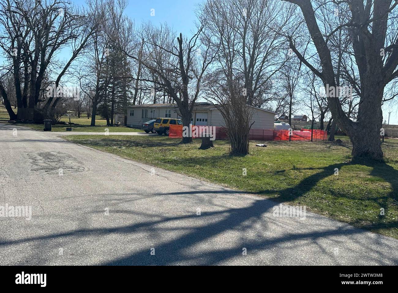 This photo taken on Tuesday, March 19, 2024, shows a house in Zearing ...