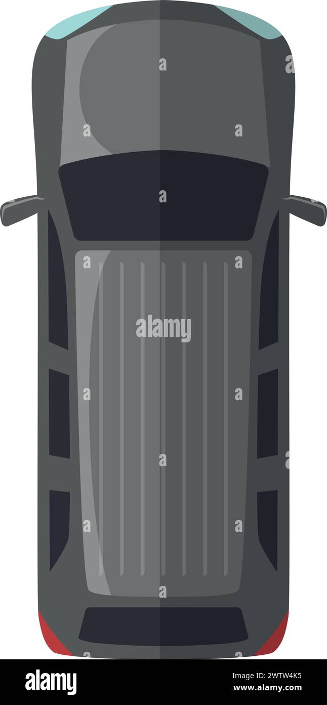 Black crossover top view. Car color icon Stock Vector Image & Art - Alamy