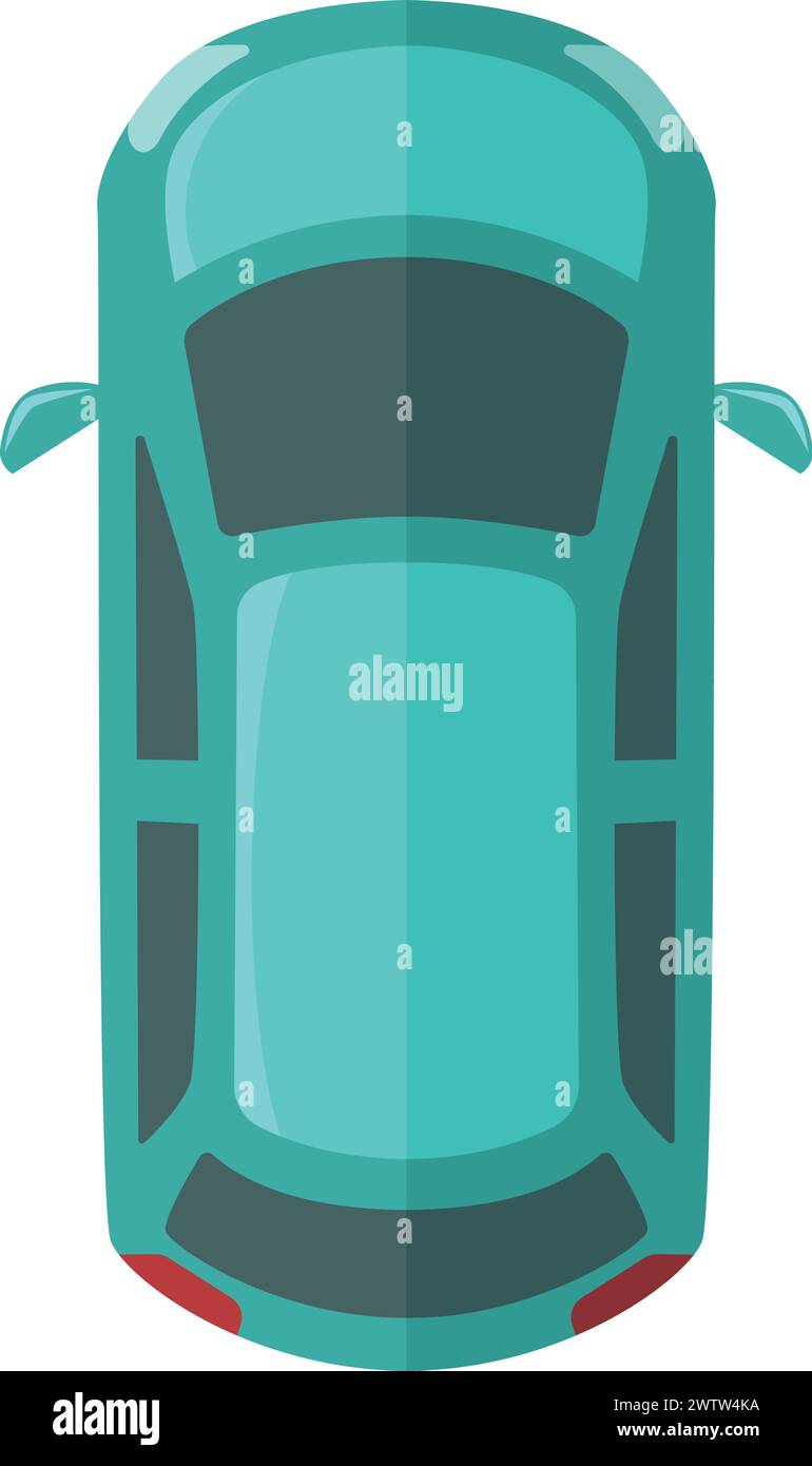 Blue hatchback car icon Cut Out Stock Images & Pictures - Alamy