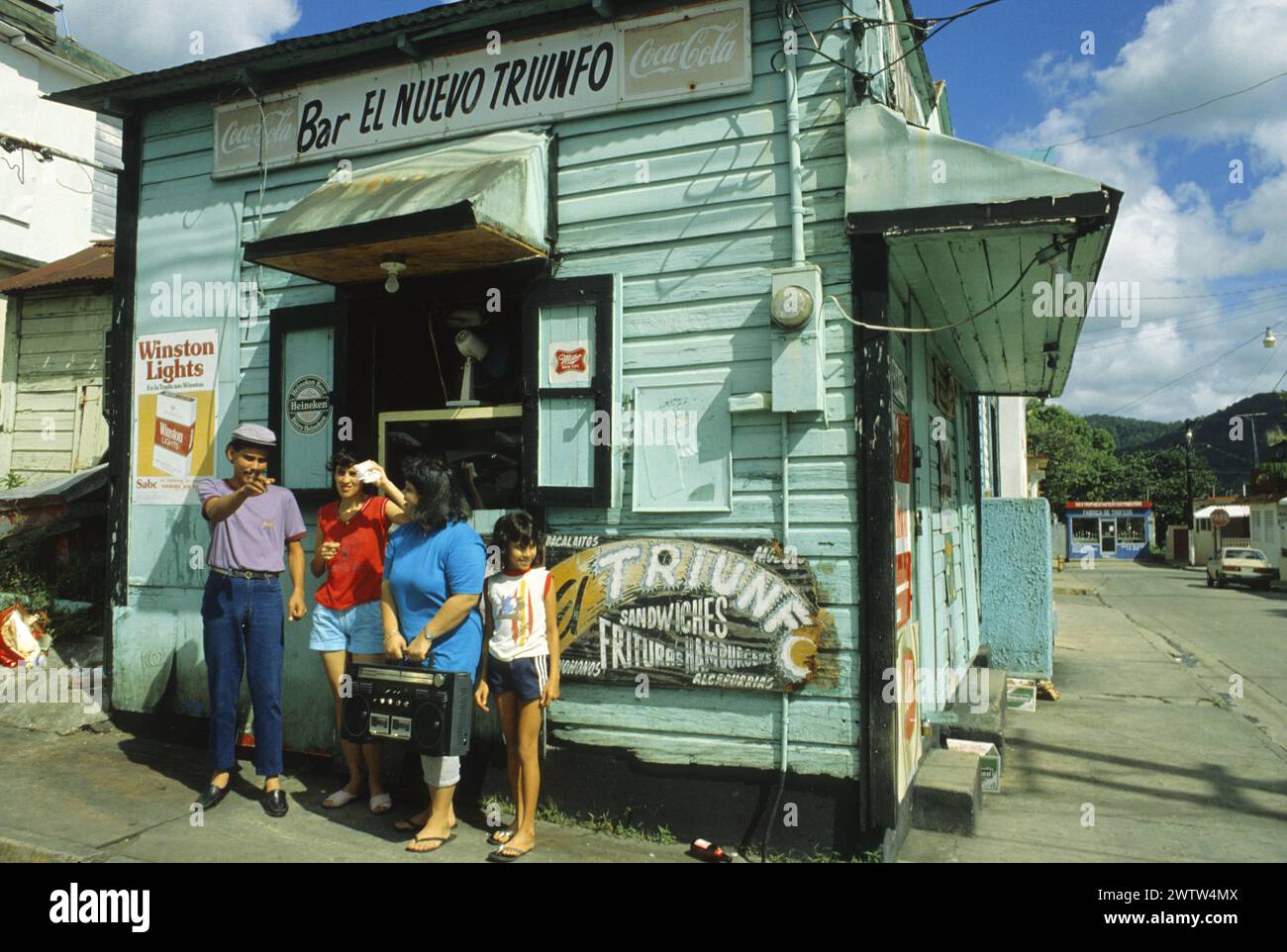 porto rico puerto rico usa portorican front camera typical kiosk ...
