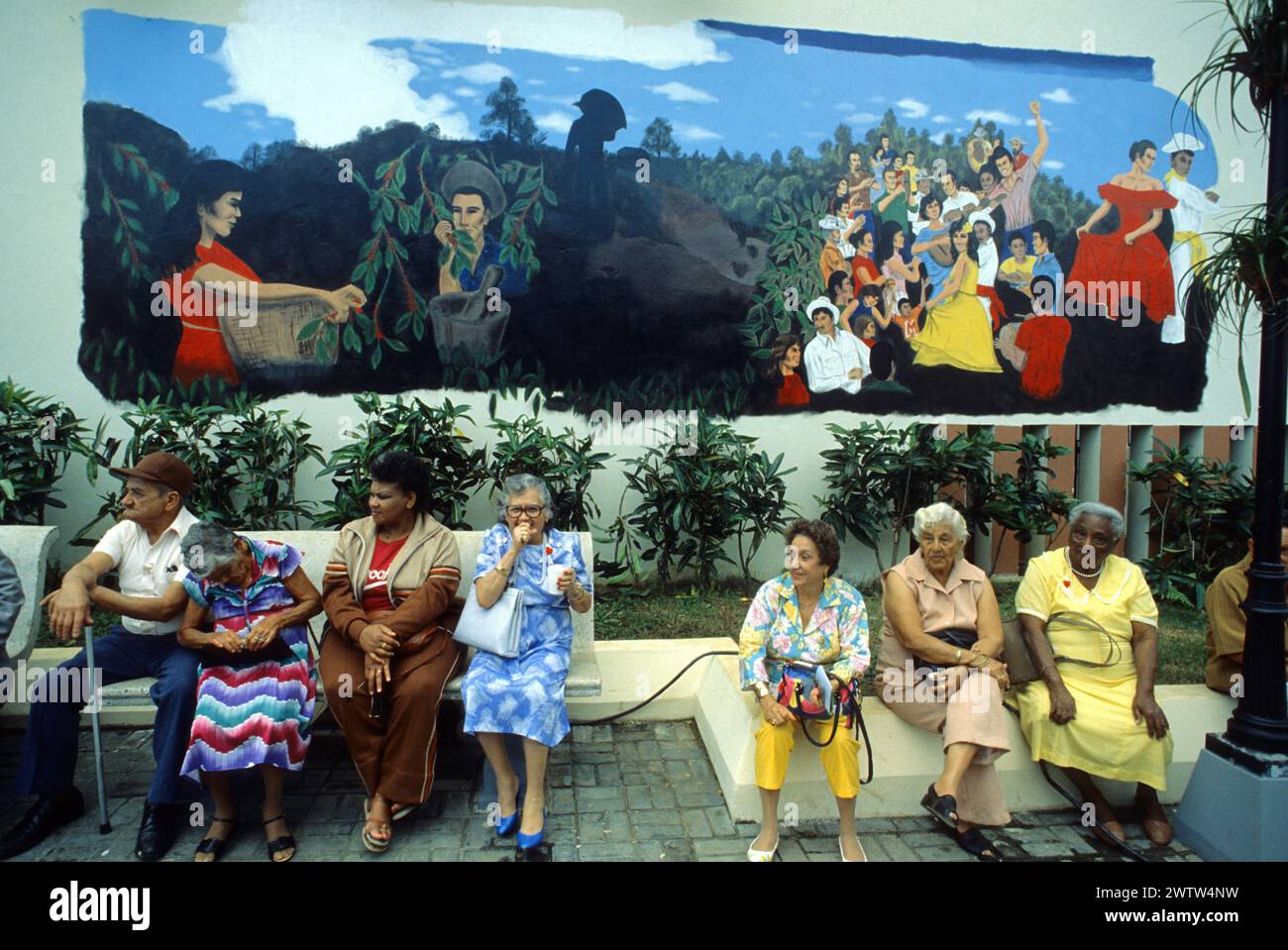 porto rico puerto rico usa coffe festival traditional folkloric dances portorican people street ...