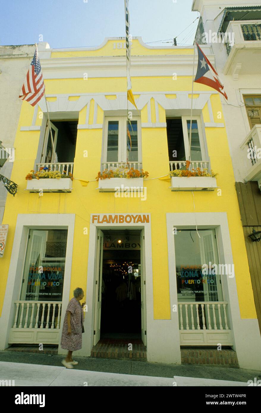 porto rico puerto rico usa daily life streets of san juan old ...