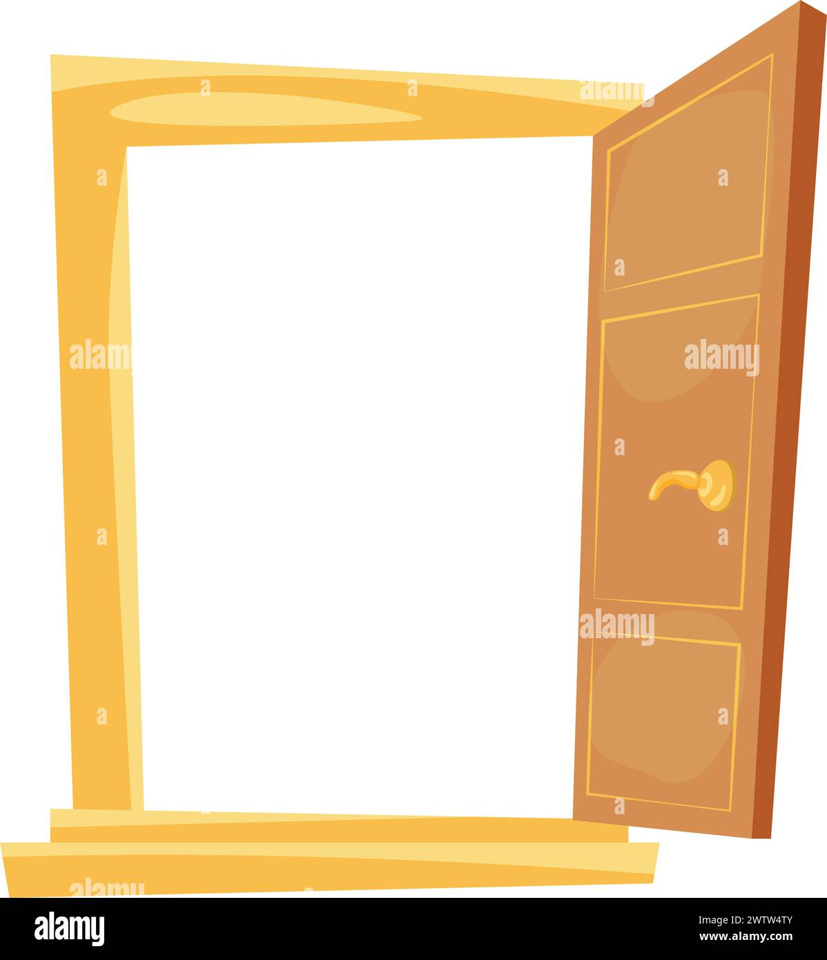 Doorway frame Cut Out Stock Images & Pictures - Alamy